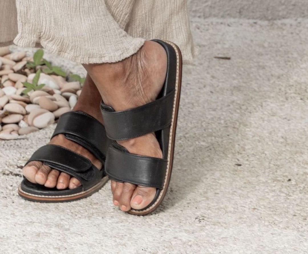 Mira Leather Slide - Etsy