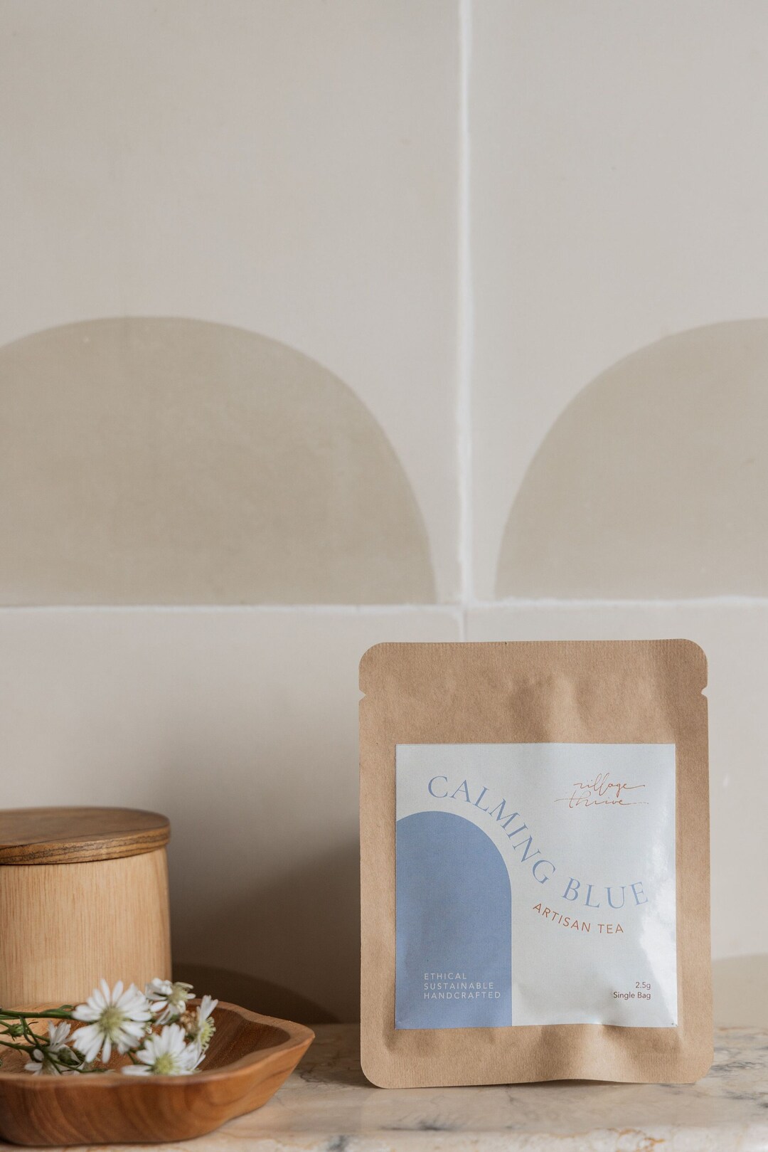 Calming Blue Loose Leaf Tea Single Use Bag - Etsy