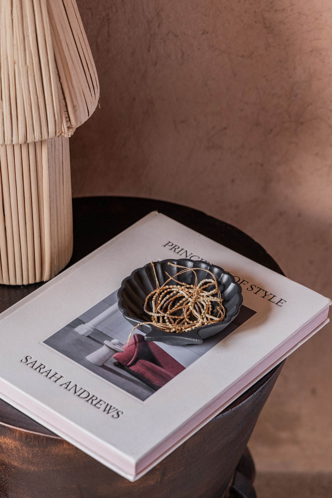 Stucco Shell Trinket Tray - Etsy