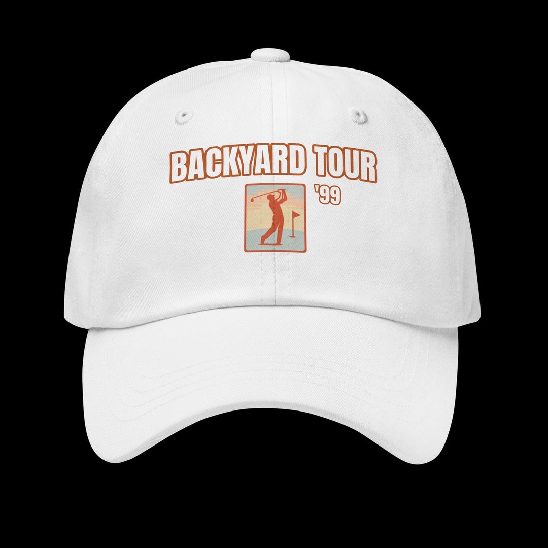 Backyard Tour ‘99 Dad Hat | Retro Golf Cap | Backyard BBQ Hat | 90s ...