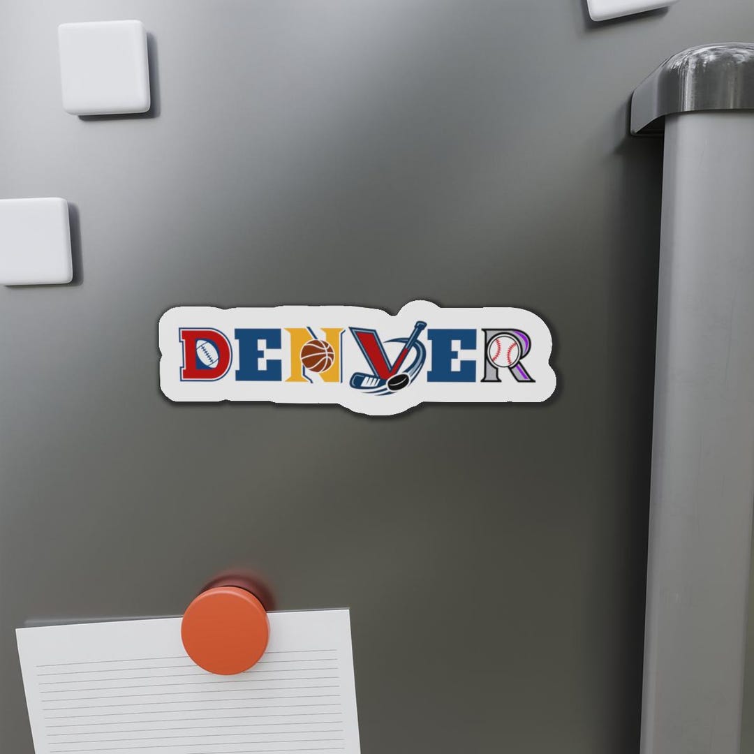 Denver Sports Team Die-cut Magnets: Colorado Pride Decor - Etsy