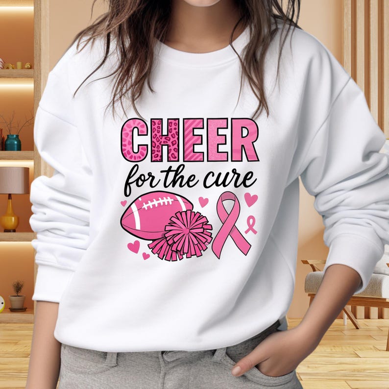 Pink Out Football Design Bundle PNG, Cancer Awareness Football Svg ...