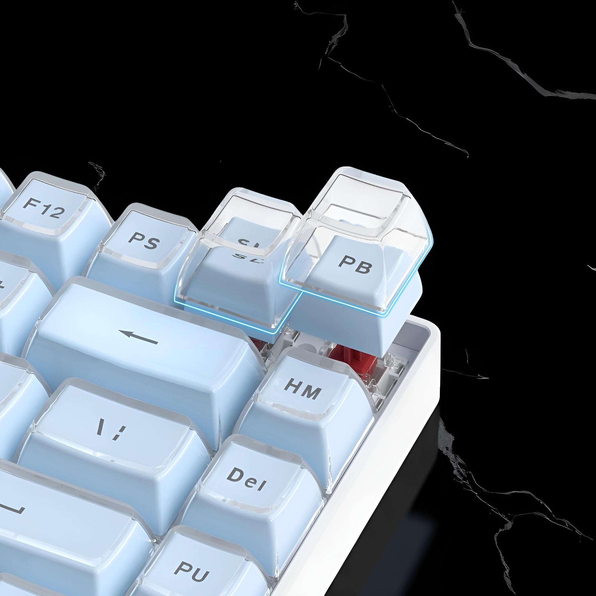 POM Jelly Keycaps, Custom Mechanical Keyboard Keycap Set, Translucent ...