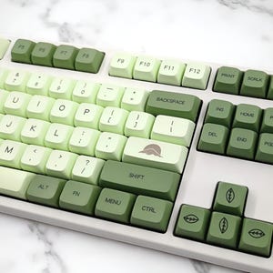 Matcha Green Japanese Keycap Set – Custom PBT Mechanical Keyboard ...