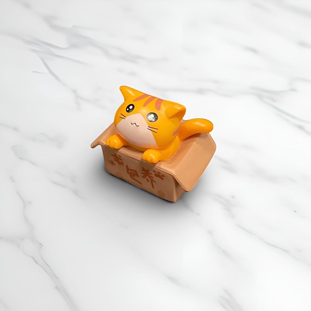 Lucky Cat Keycap, Cute Artisan Keycap for Mechanical Keyboard, Gaming ...
