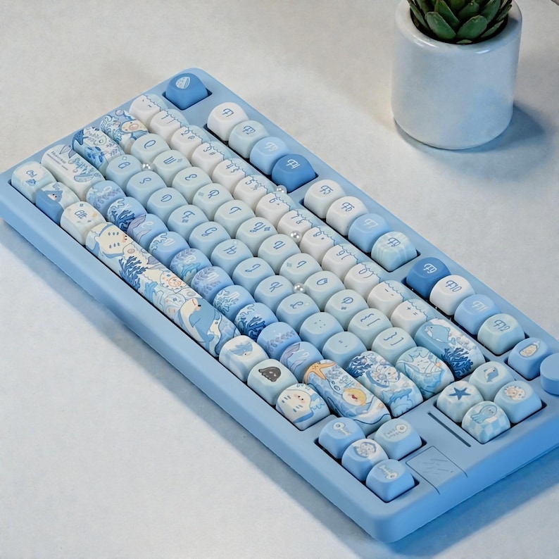 Ocean Keycaps Set for Mechanical Keyboards - Etsy