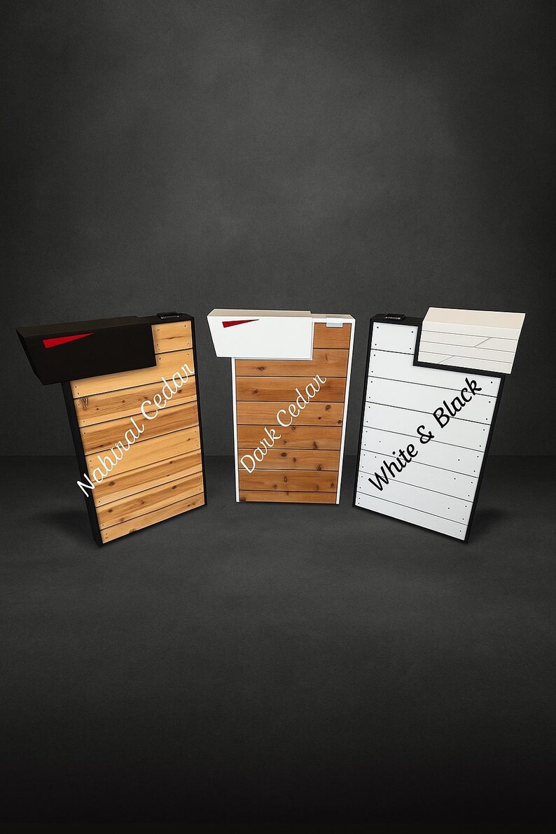 Mailbox With Post, Modern Mailbox, Rustic Mailbox,custom Mailbox ...
