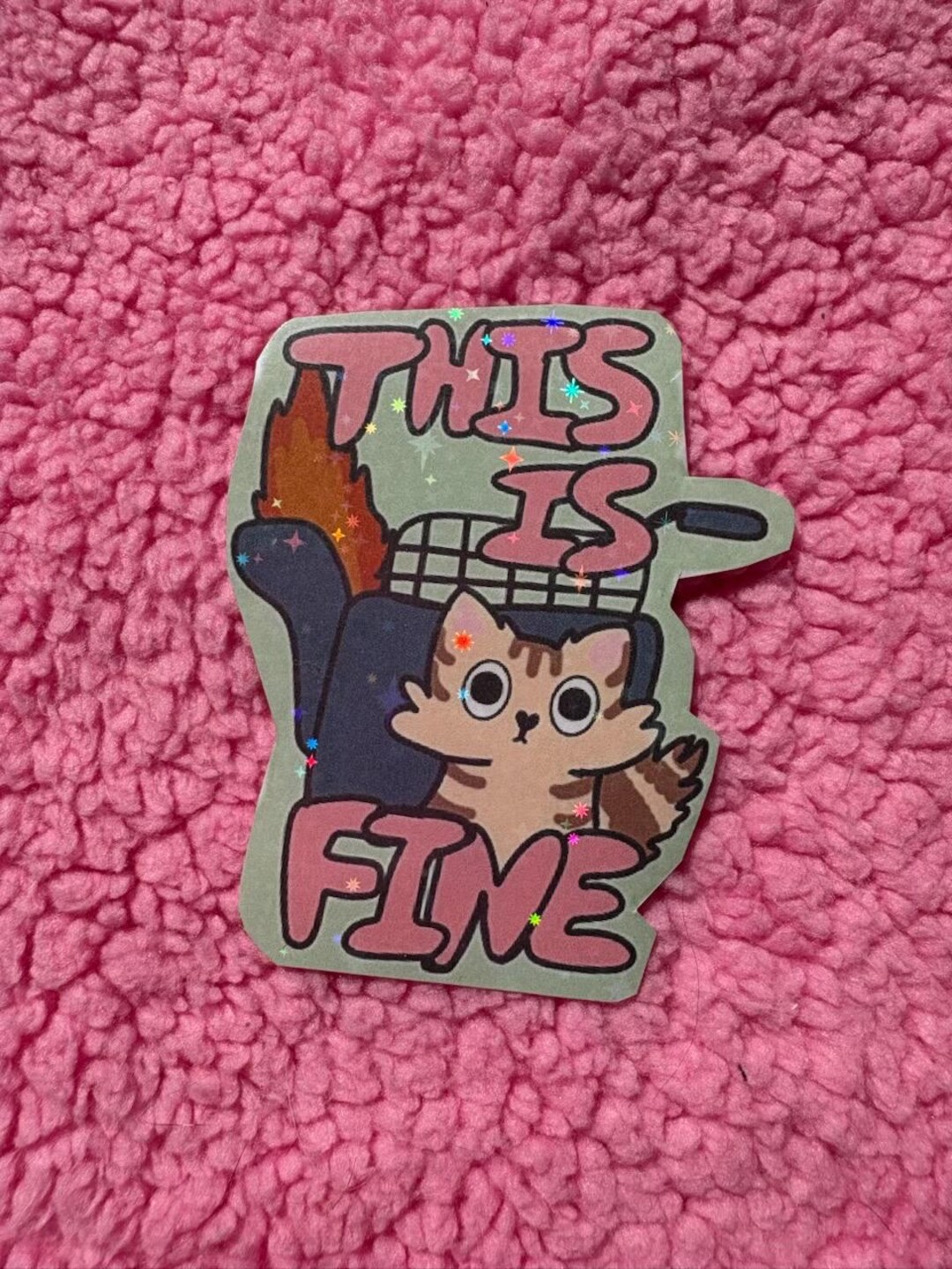 Everything is Fine Motivational Sticker, Kitchen Fry Cook. - Etsy