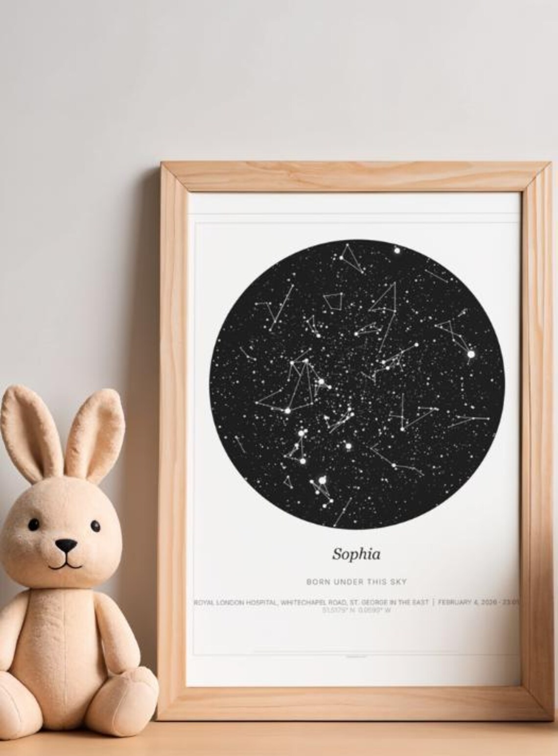 Custom Star Map Print | Night Sky Constellation Art (digital Download ...