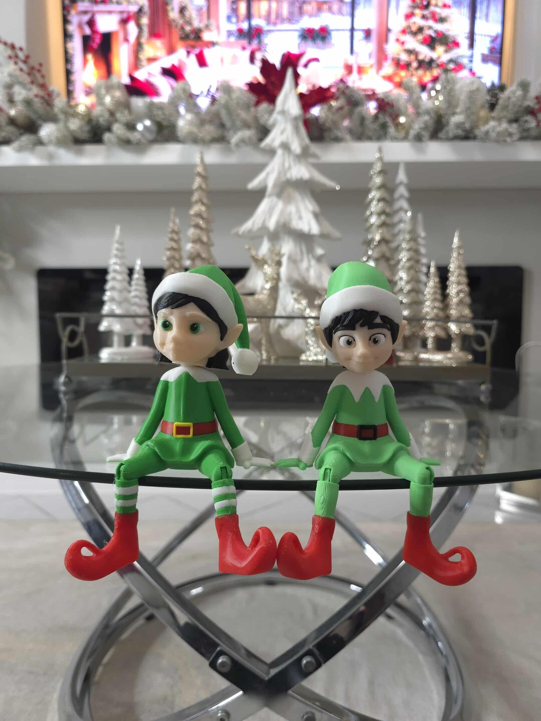 Sh-elf | Christmas Elf | Sitting Elf | Holiday Decor - Etsy
