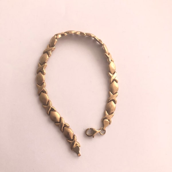 10k Gold Bracelet - Etsy