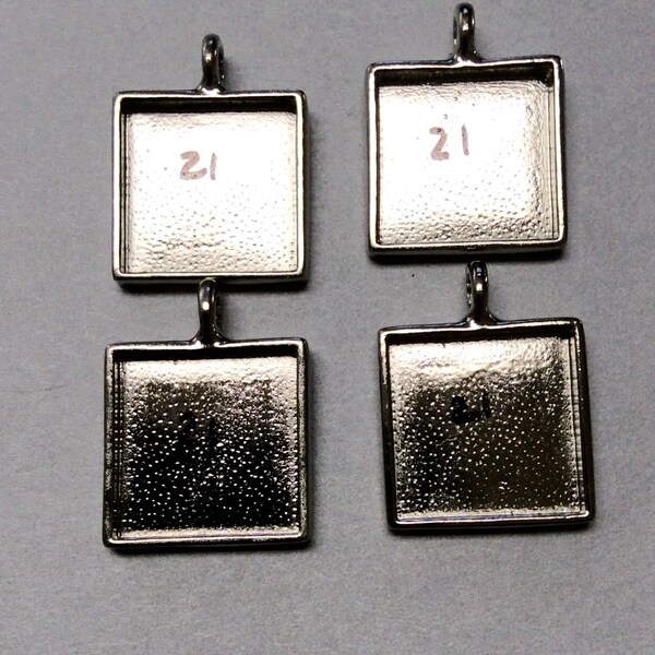 Square Pendant - Etsy