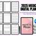 Editable Medical Planner Canva Template: Health & Medication Tracker ...