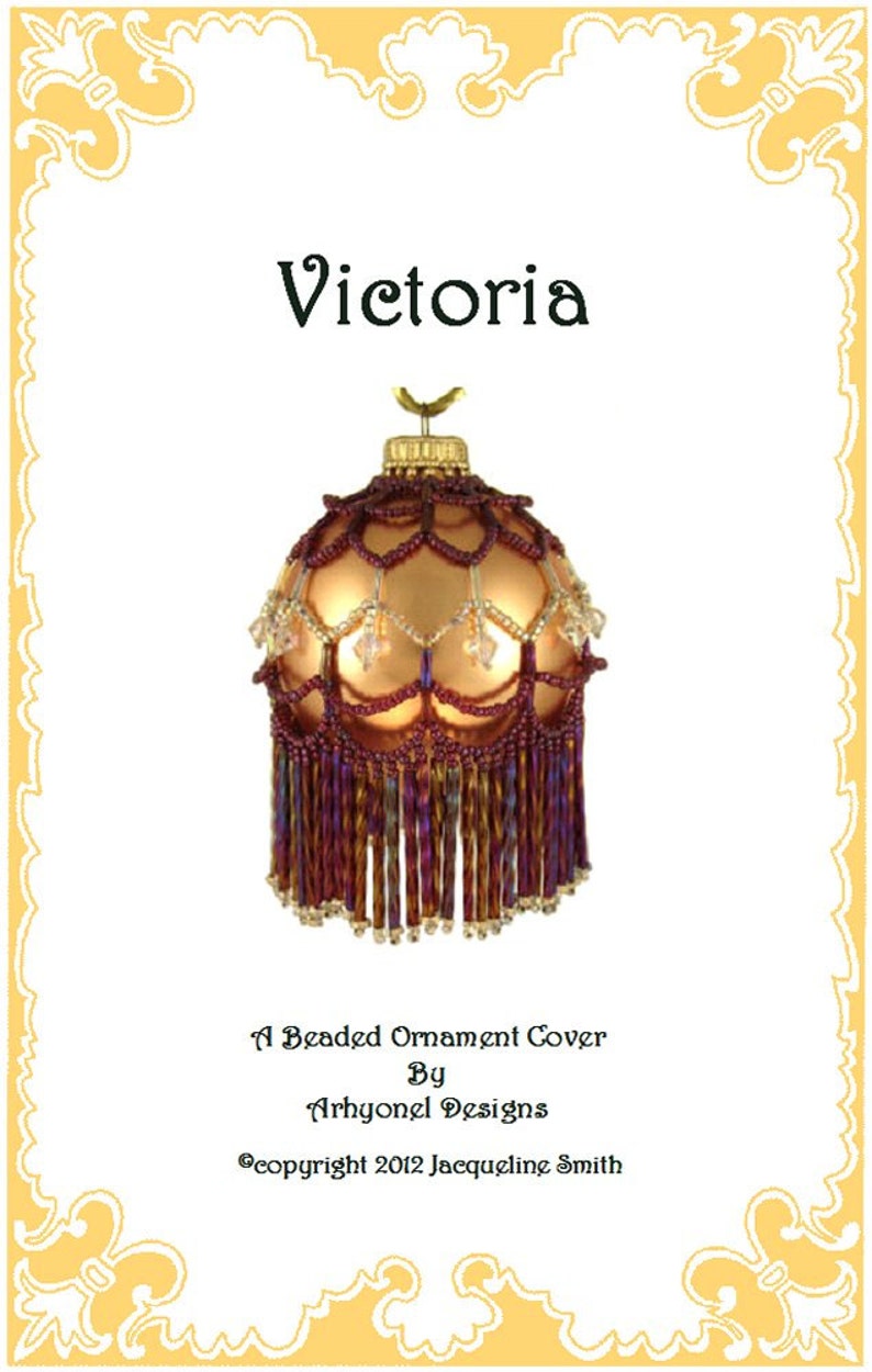 Victoria Beaded Ornament Pattern - Etsy