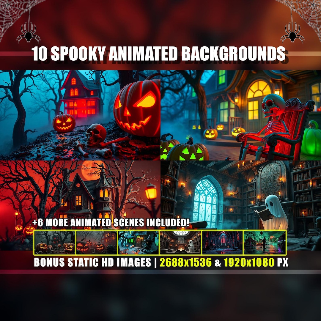 Animated Backgrounds - 10 Spooky Halloween Live Wallpapers, Pumpkins ...