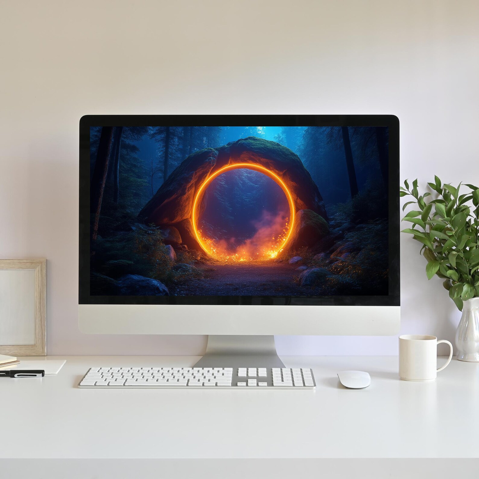 Animated Background - Portal 04 | Entrance to Another World | Sci-fi ...