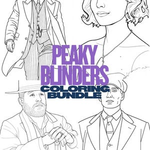Peaky Blinders Coloring - Etsy