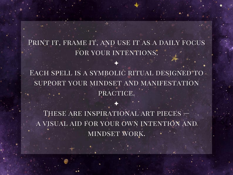 Fertility & Growth Charm 6-piece Digital Art Set | Witchy Printable ...