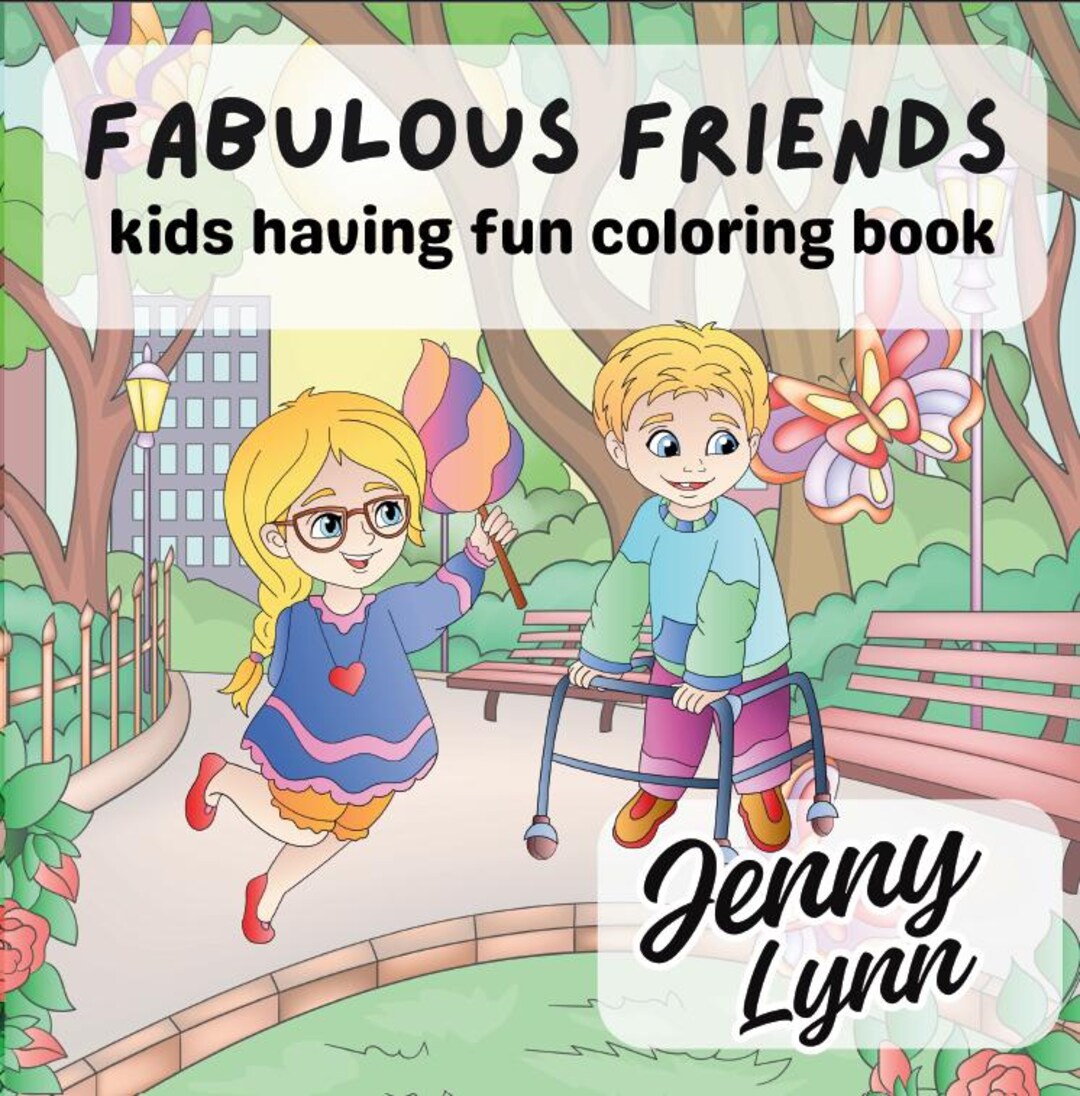 Fabulous Friends: Friends Having Fun Digital Coloring Book - Etsy