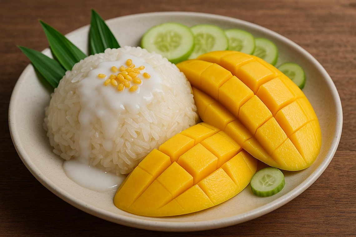 Khao Niew Mamuang Simple Recipe PDF Authentic Thai Mango Sticky Rice ...