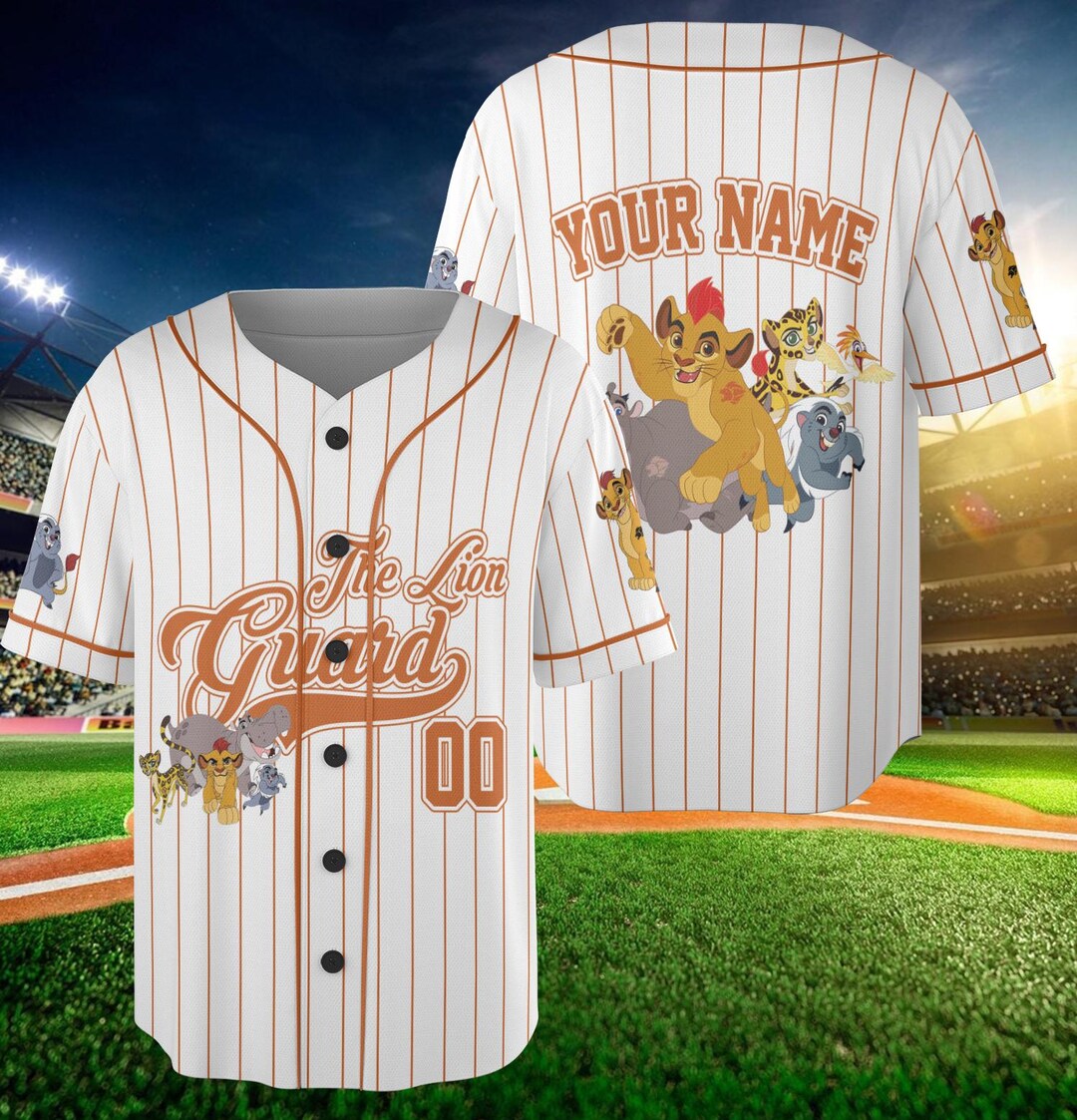 The Lion Guard Jersey Shirt, Disney the Lion Guard Baseball Jersey, the ...
