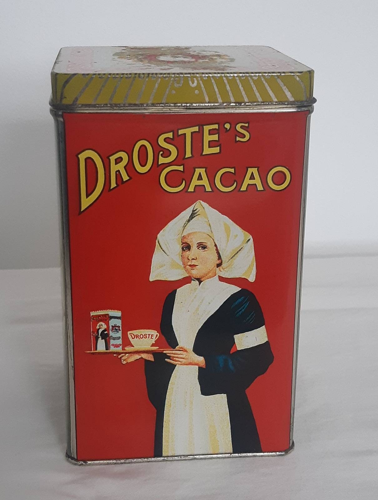 Vintage Droste's Cocoa Powder Tin - Etsy