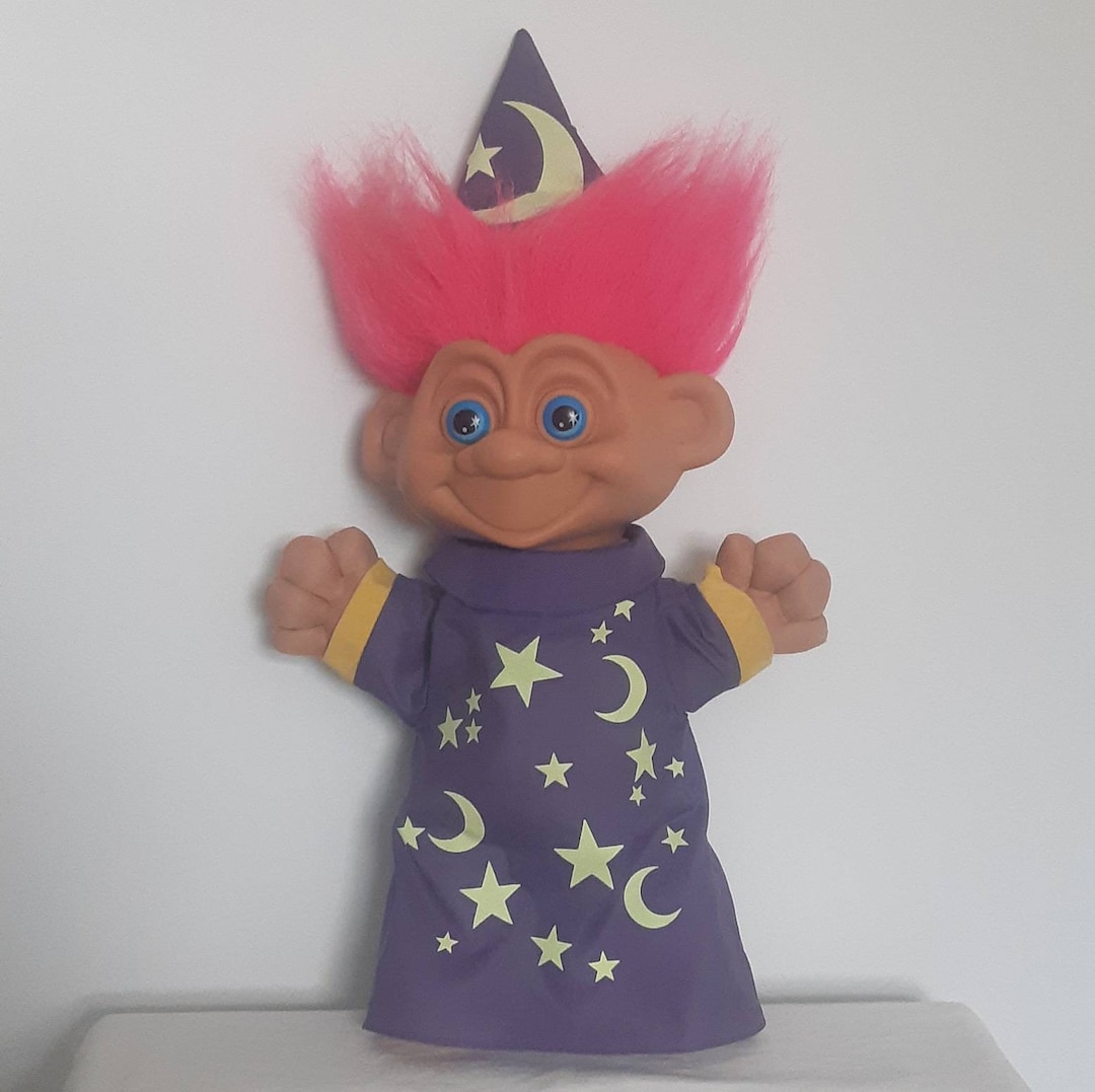 Vintage 90s Talking Wizard Troll Glow in the Dark Stars (untested) - Etsy