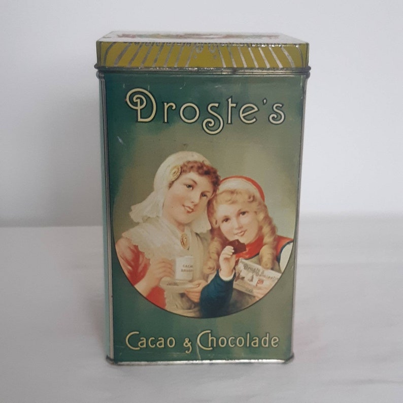 Vintage Droste's Cocoa Powder Tin - Etsy
