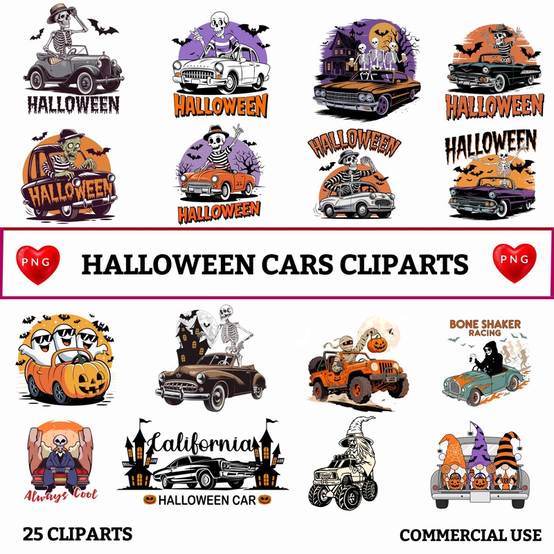 Halloween Clipart - Etsy