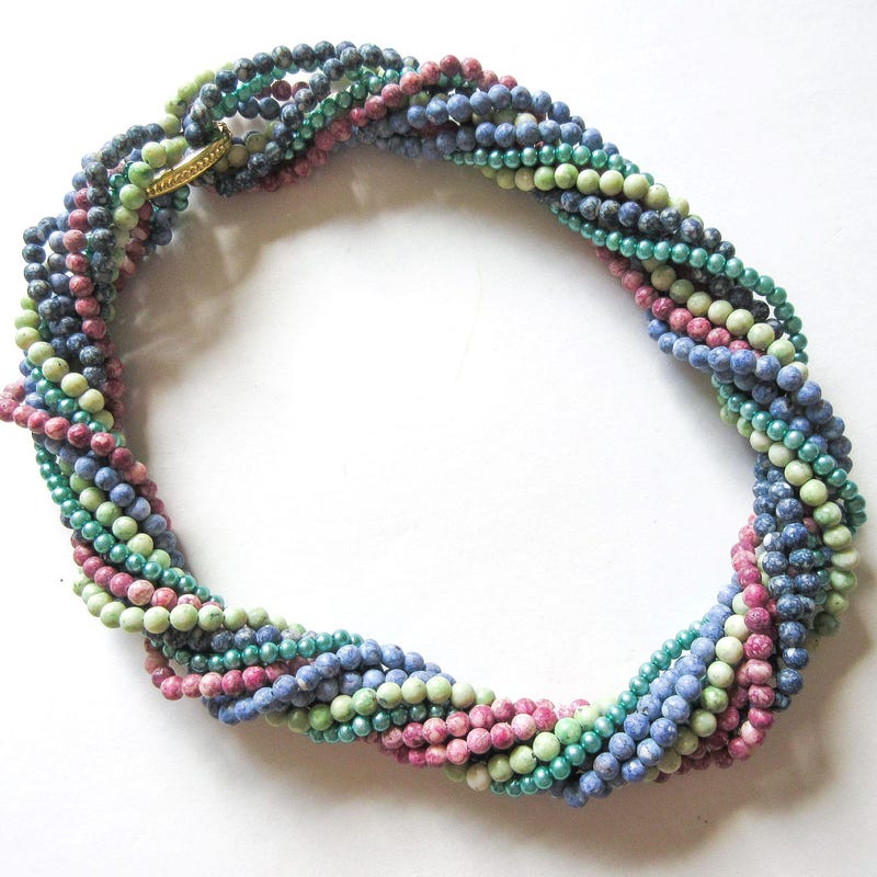 Twisted Necklace - Etsy