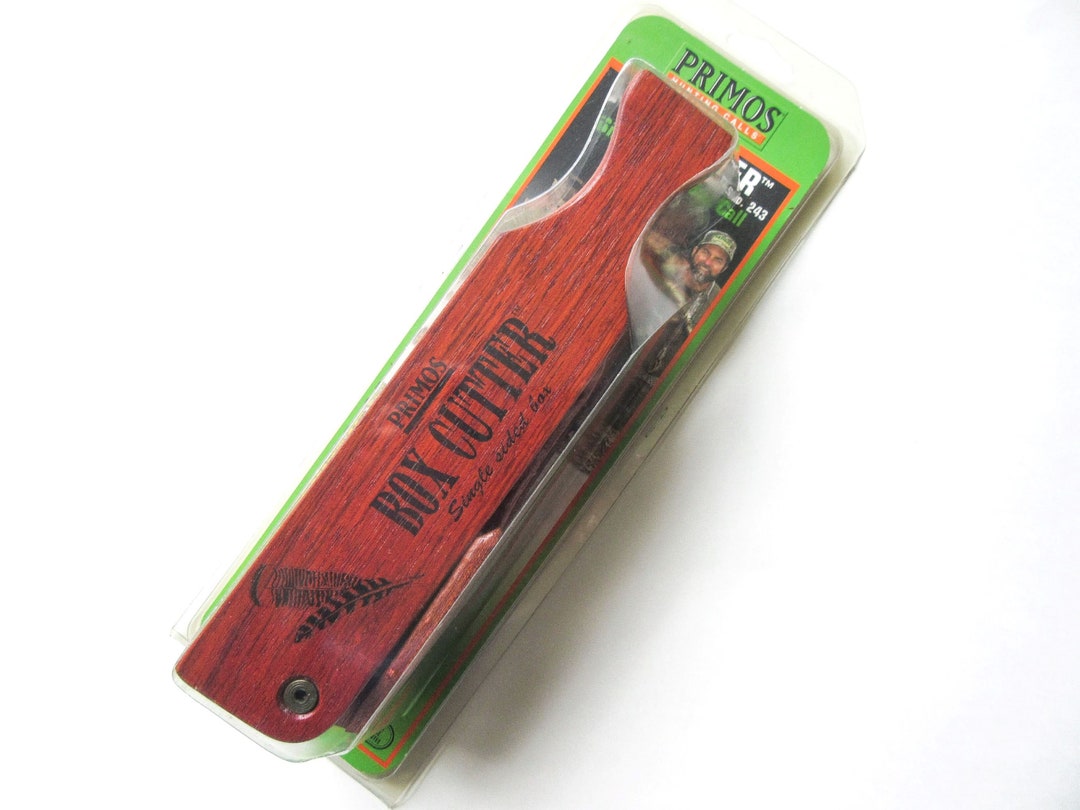 Box Cutter Turkey Call, Vintage Primos New in Package ON SALE - Etsy