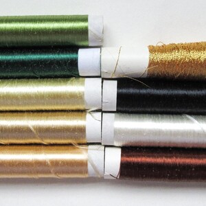 19 Flat Silk Thread, Japanese Embroidery Center, Multi Color Mix Made ...