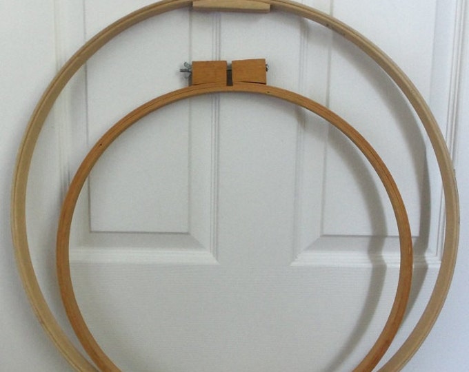 2 Wood Quilt/embroidery Hoops Extra Large 23” and 18” - Etsy