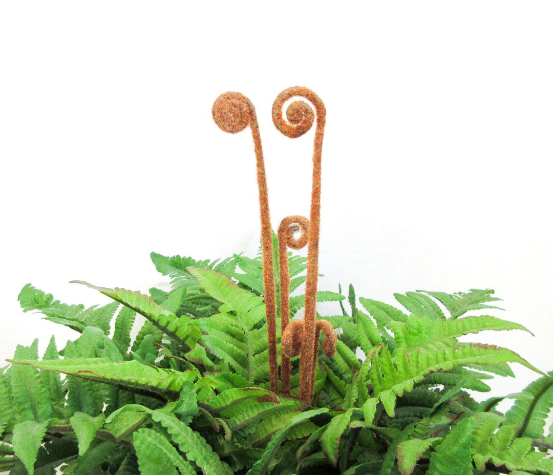 Artificial Fiddlehead Fern Plant Vintage New - Etsy