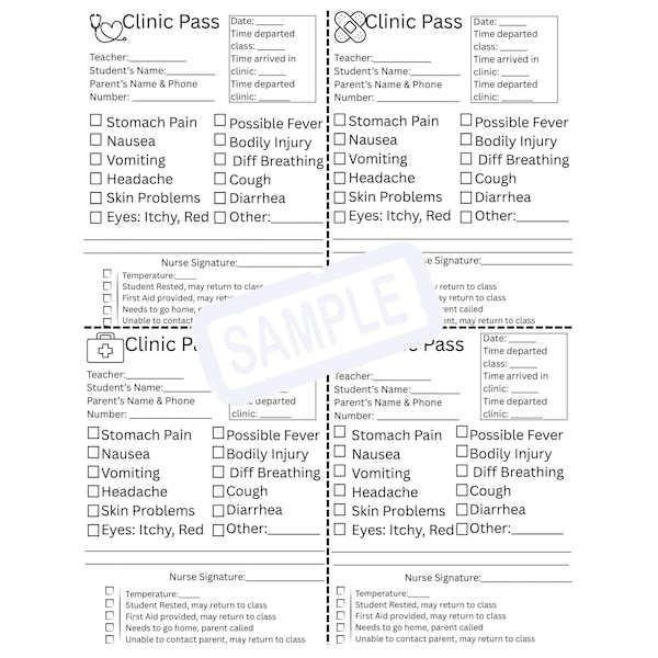 Clinic Pass - Etsy