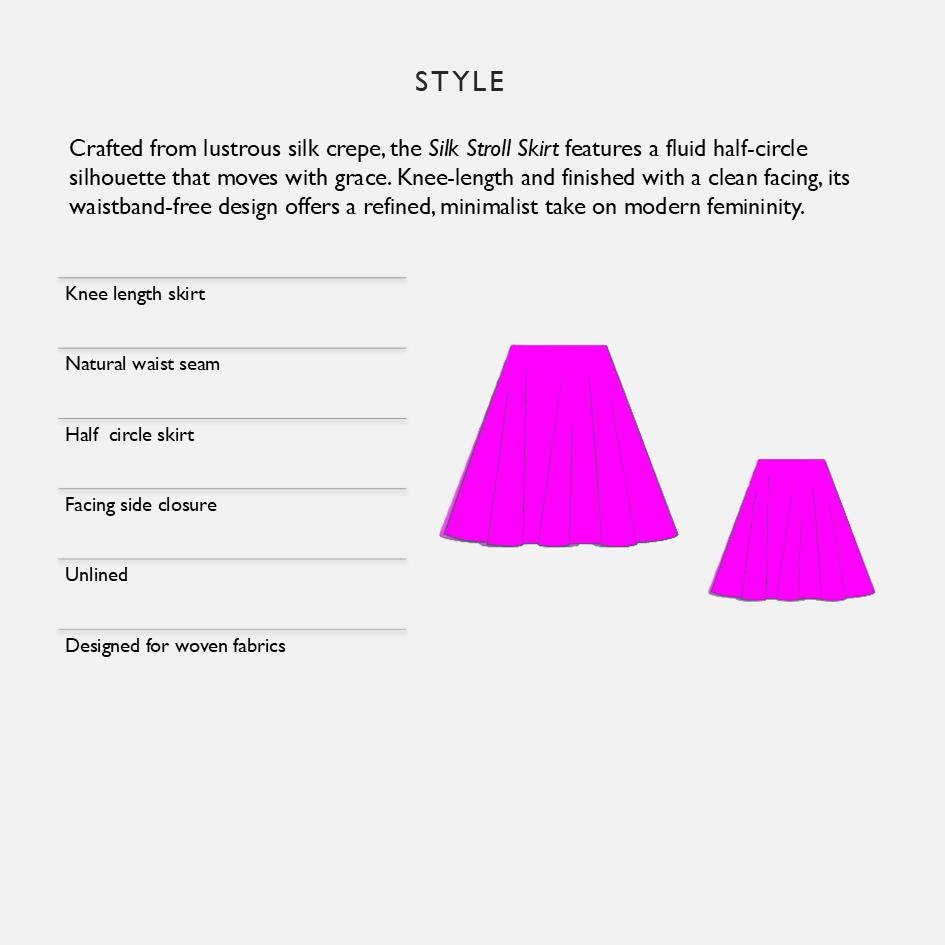 Skirt Sewing Pattern — PDF Download — Half-circle Skirt for Women ...