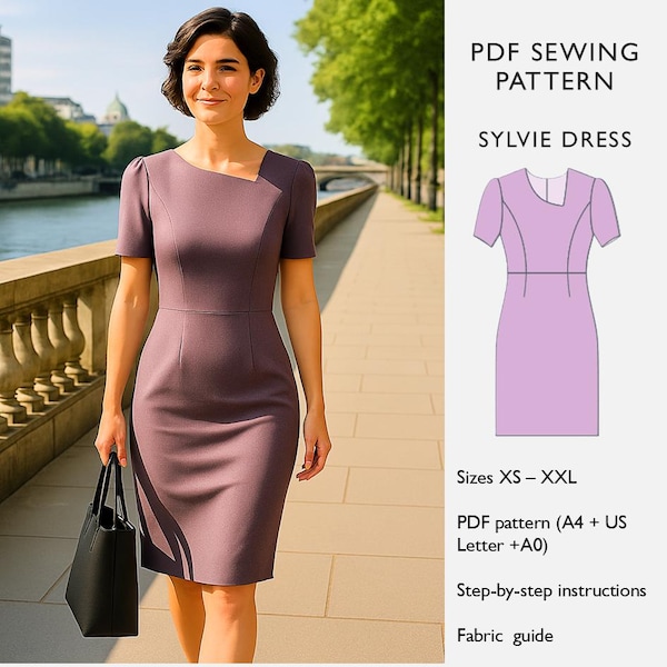 Sheath Dress Pattern - Etsy UK