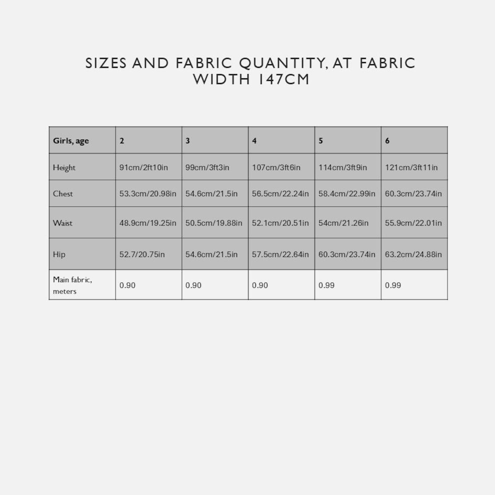 Girls Tent Dress Sewing Pattern - Size 2-6Y - PDF Digital Download - V ...