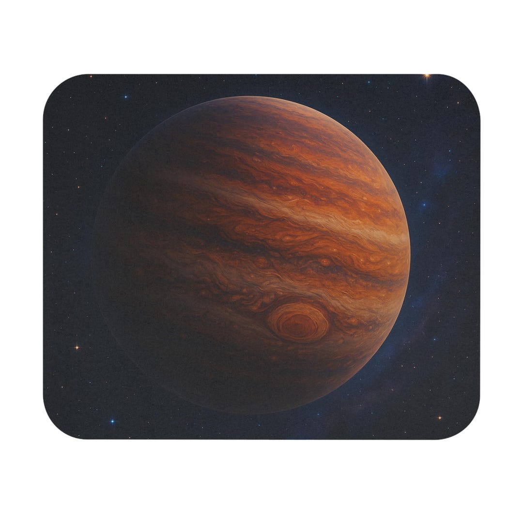 Celestial Jupiter Mouse Pad | Space Decor, Gift for Astronomers, Office ...