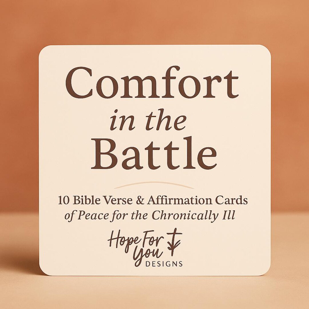 10 Bible Verse Affirmation Cards for Chronic Illness Comfort ...