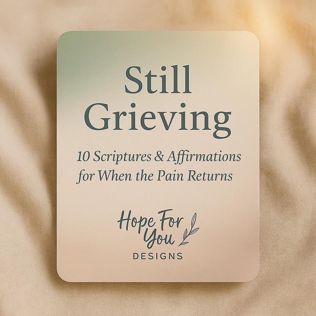 10 Grief Bible Verse Cards: Christian Affirmations for Loss (PDF ...