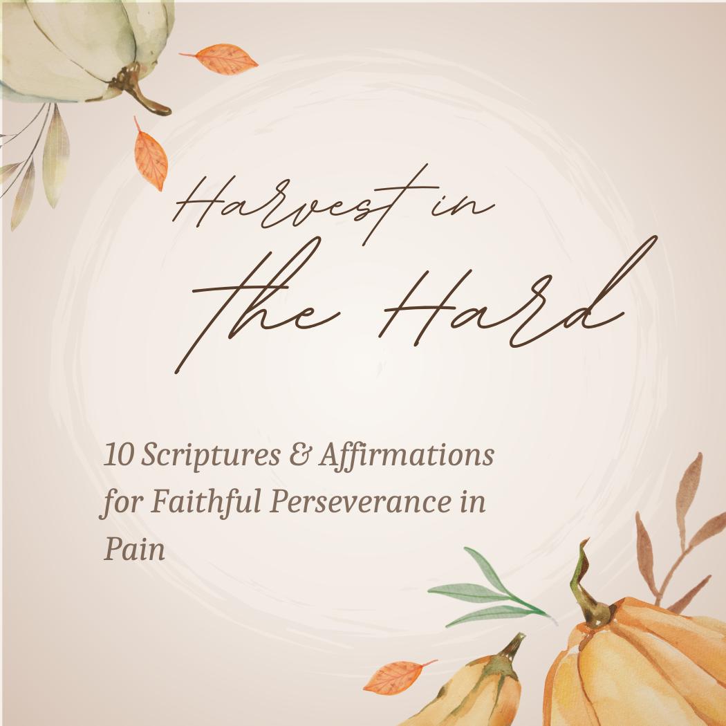 10 Printable Scripture Cards for Perseverance in Pain | Affirmations of ...