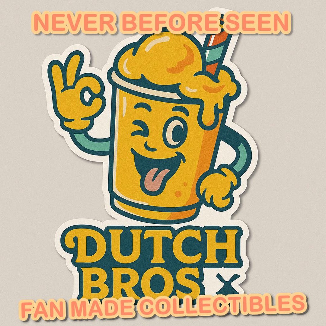Dutch Bros,custom,fan Made, Stickers,coffee,fanart, Drive Thru,coffee ...