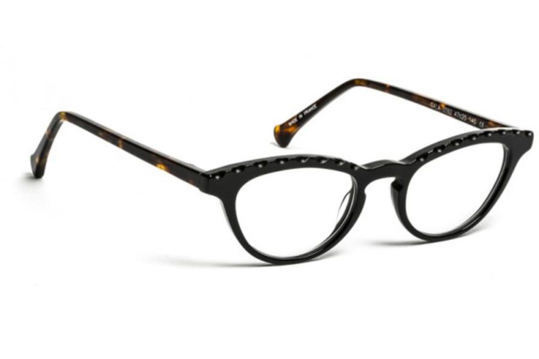 French Designer Volte Face Gala Vintage Retro Women's Thin Black ...