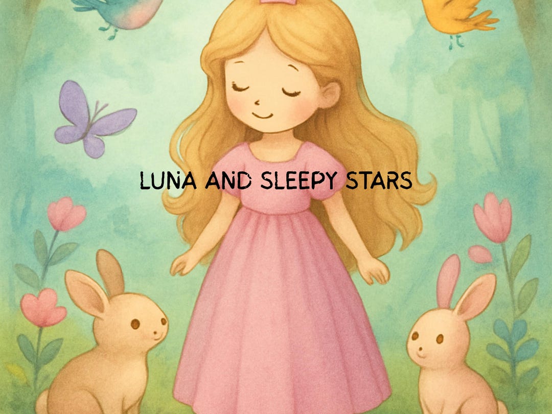 Goodnight Luna and the Sleepy Star |digital Bedtime Story PDF for ...