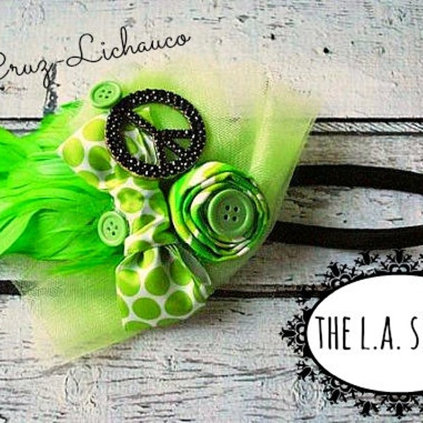 Peace Sign Headband - Etsy