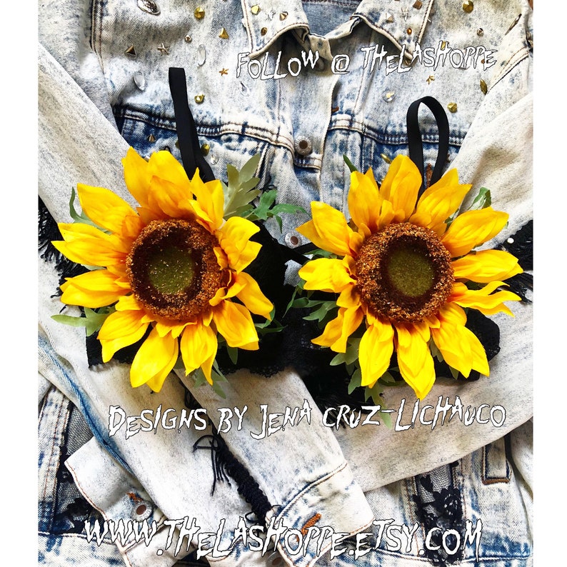READY TO Ship**sunflower Costume Set Size 34B Bra, Size Small Bottoms ...