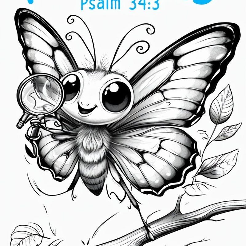 Magnified Vbs 2025 Coloring Sheets - Etsy