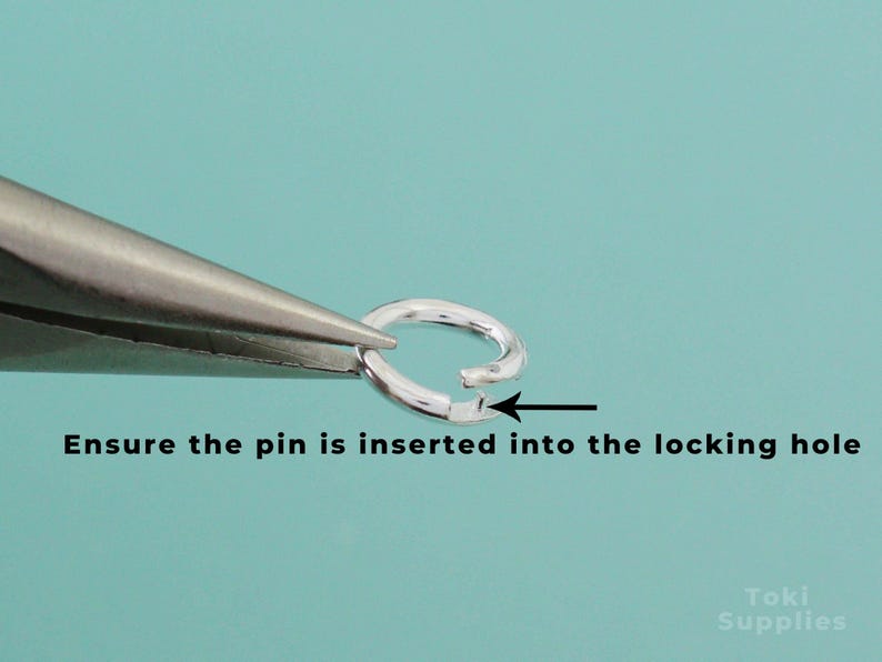 925 Sterling Silver Locking Jump Rings – Secure Lock Connector Jewelry ...