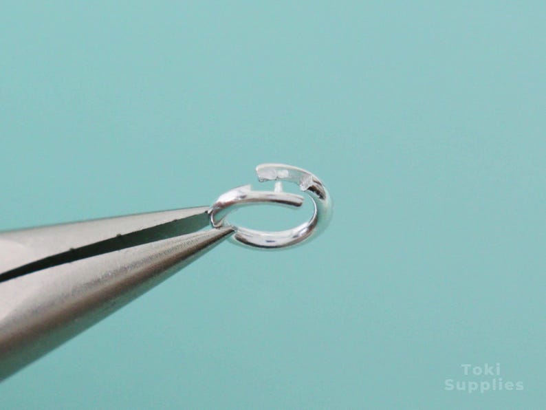 925 Sterling Silver Locking Jump Rings – Secure Lock Connector Jewelry ...